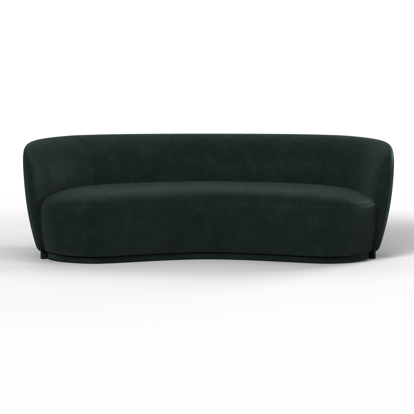 Posh Boucle Curved Sofa | Sofas | Bedspoke